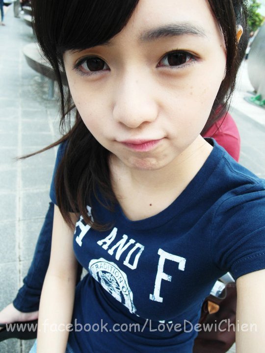 beauty正妹秀: 簡廷芮( Dewi Chien )難擋的青春美貌！美顏正妹