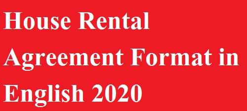 Agreement Papers House Rental Agreement Format In English 2020 Agreement Papers House Rental Agreement Format In English 2020