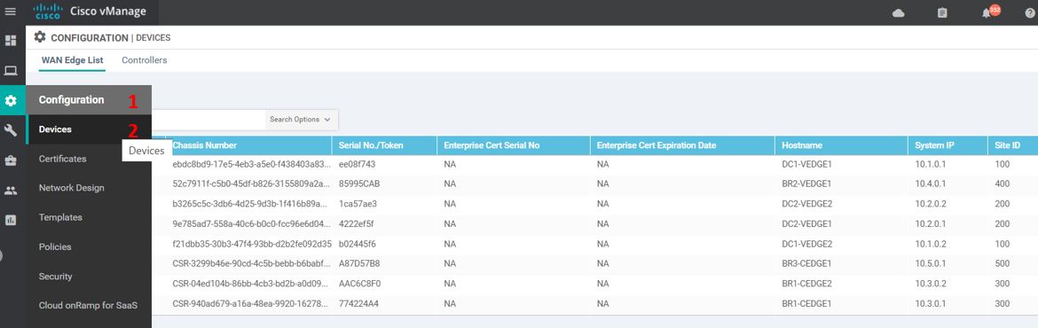 Cisco Viptela SDWAN: How to replace a vEdge router via vManage - The ...