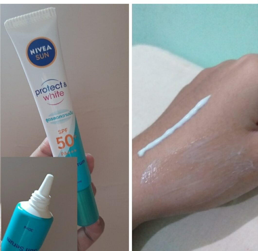 Ulasan Ingredients Nivea Sun Serum Biru (oil control) - SKINCAPEDIA