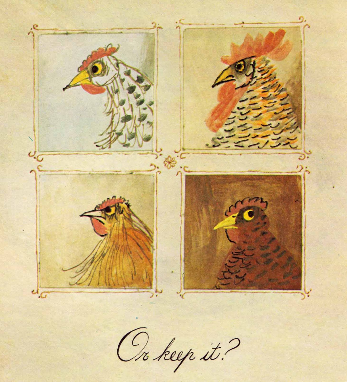 Vintage Kids' Books My Kid Loves: My Little Hen
