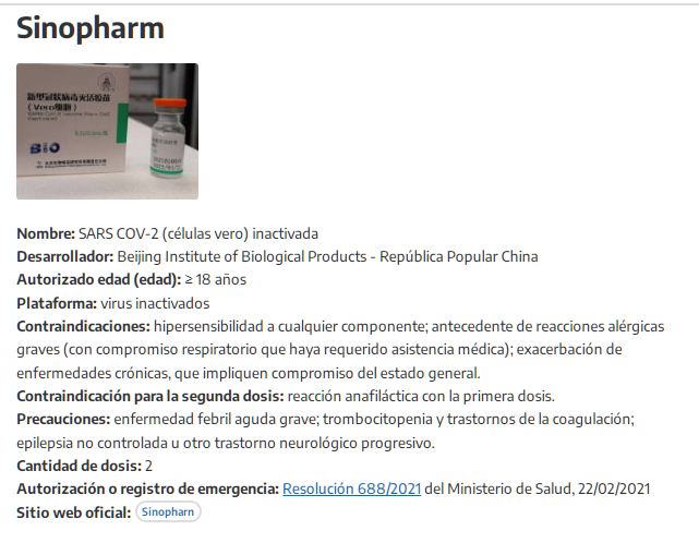 La autorización de Sinopharm a menores de 12 y lo que dice (o dijo la OMS)