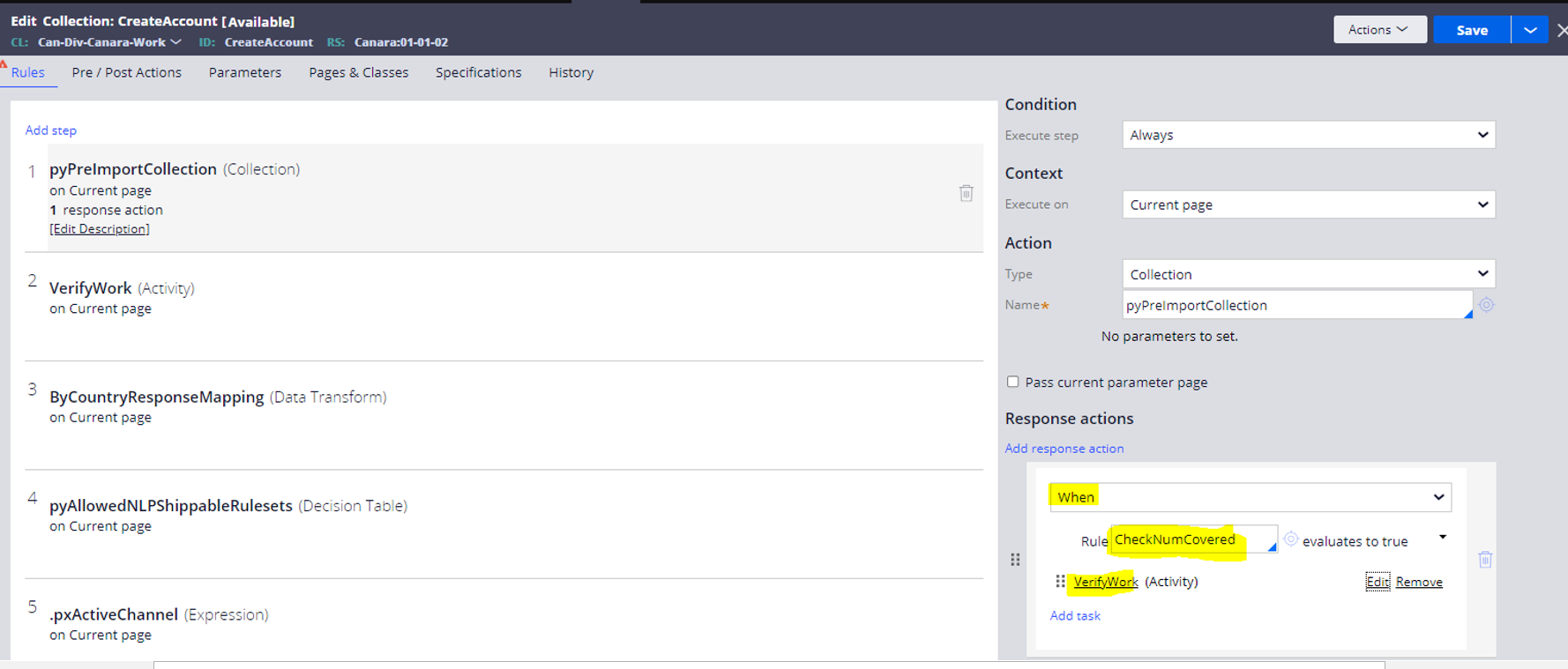 Pega Learnings: How to use collection rule in pega