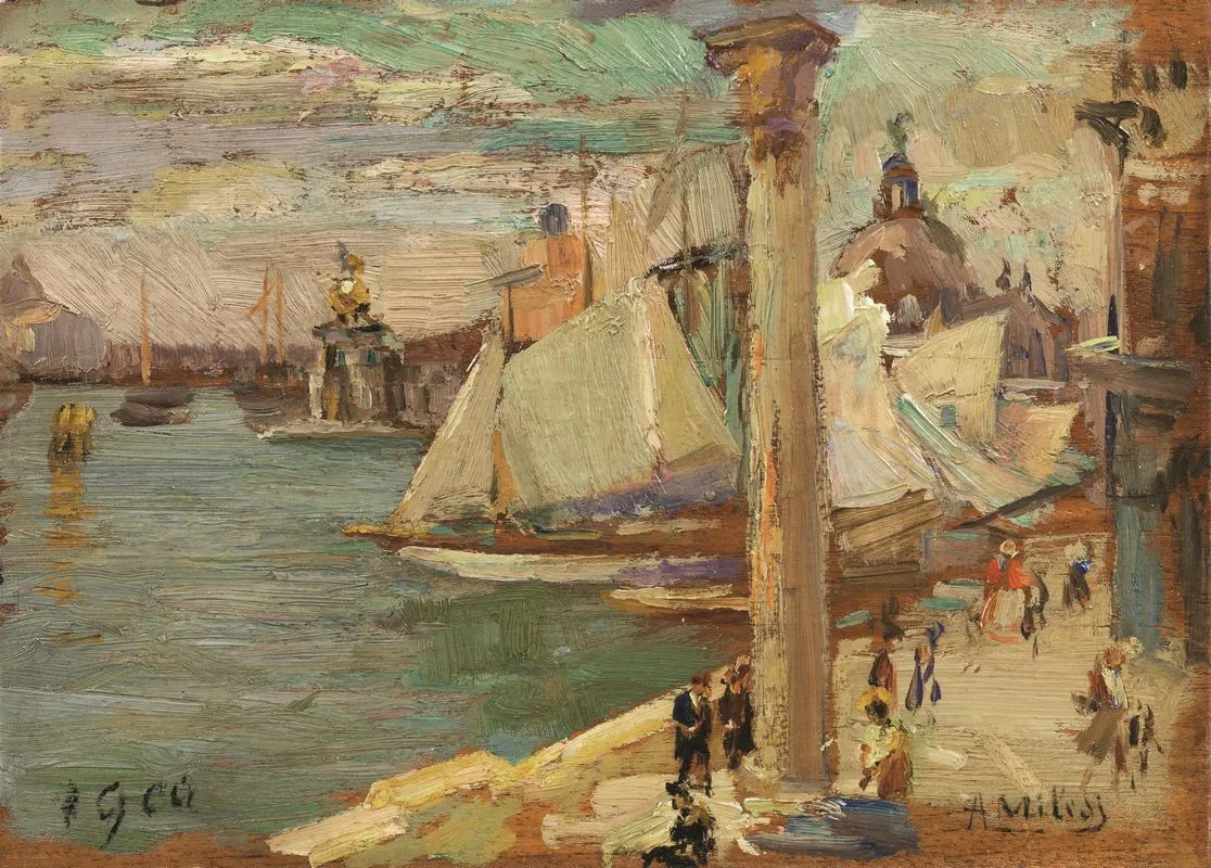 Alessandro Milesi | Genre painter | Tutt'Art@ | Pittura * Scultura ...