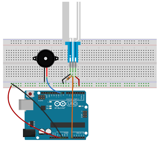Can's Robotics & Arduino Blog: Buzzer Control by using a Soft Potentiometer
