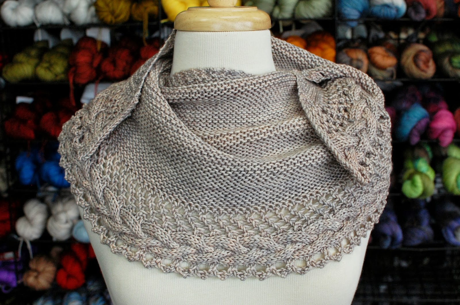 26 Donuts: Calligraphy shawl