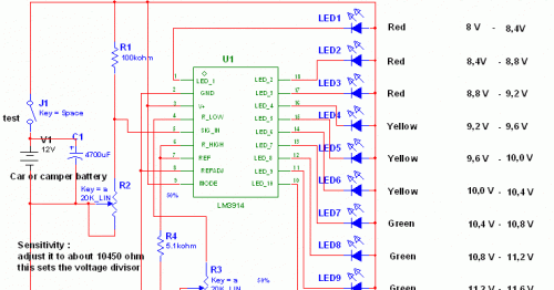 Reliable Car Battery Tester Circuit Diagram - Circuit Diagrams