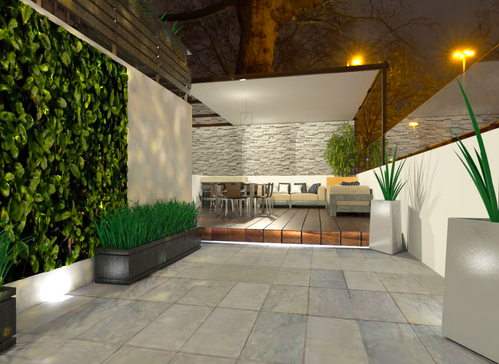 Roof garden ideas y diseño. Col. Álamos, México DF. | Diseño y ...