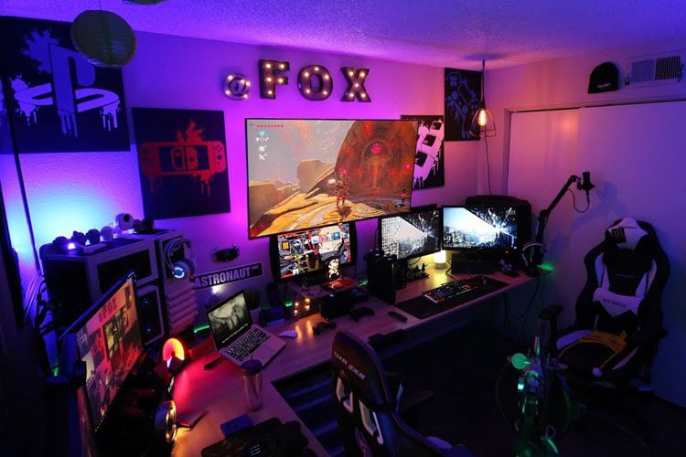 15 Idea Inspirasi Ruang Gaming Idaman Gamers Diluar Sana, Bestnya ...
