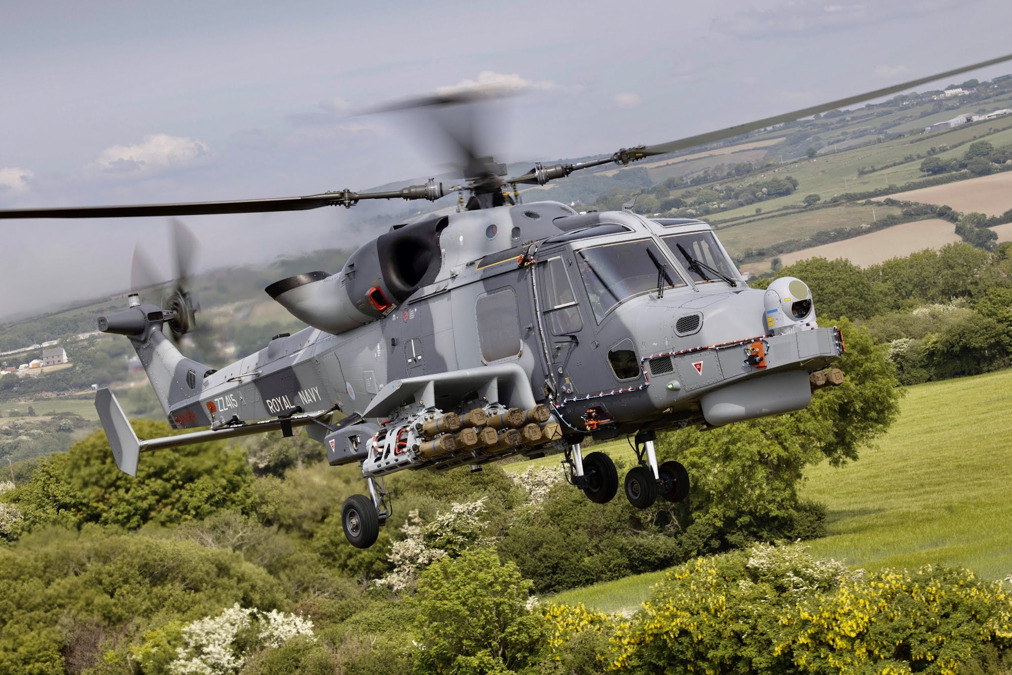 AAG_th บันทึกประจำวัน: เฮลิคอปเตอร์ AW159 Wildcat กองทัพเรืออังกฤษเสร็จ ...