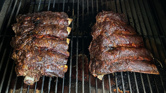 The Fiberglass Manifesto: GOOD EATS - Smoked Center Cut Beef Back Ribs