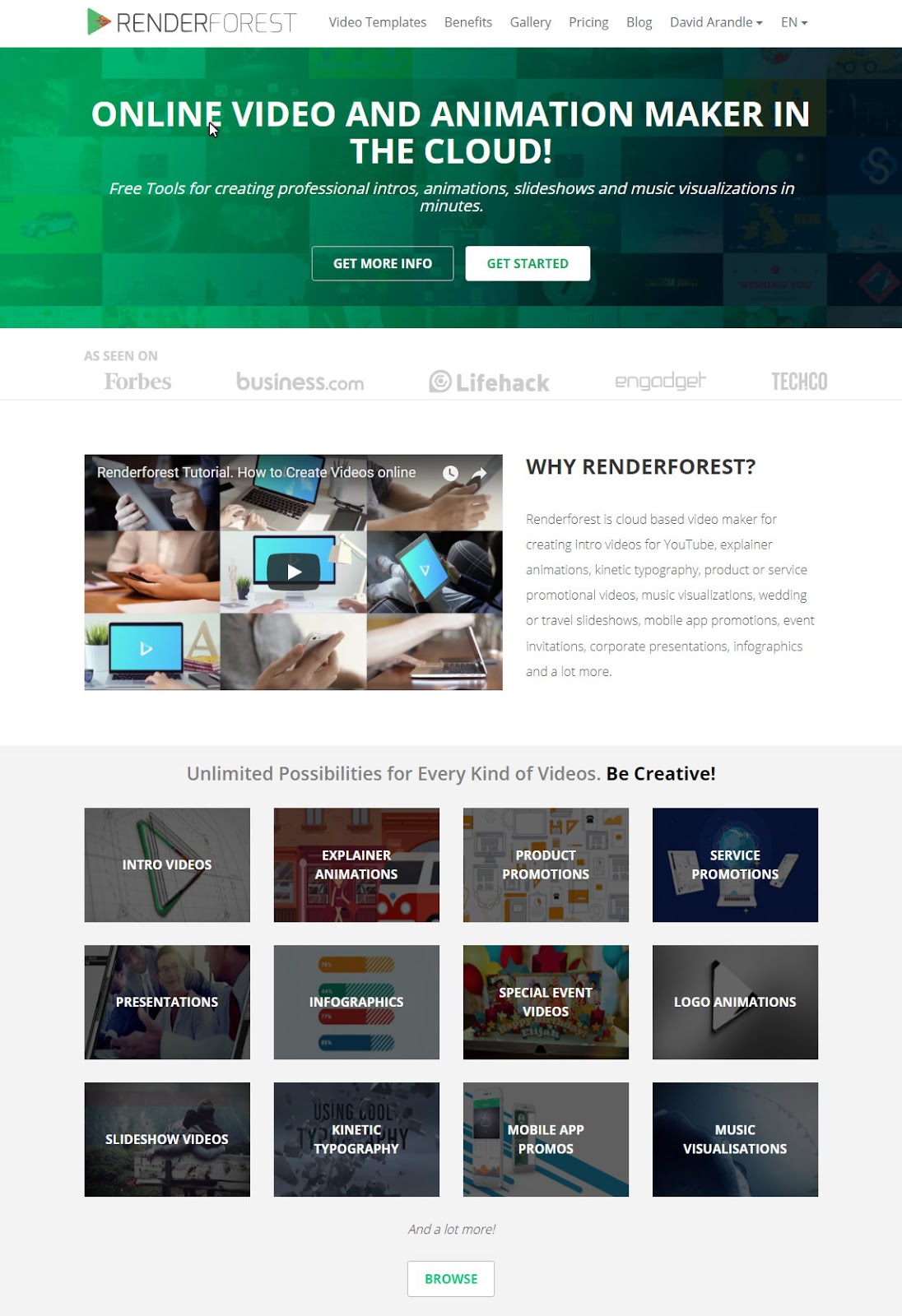 Review: Render Forest - DIY Intros, Animations, Slideshows and Music ...
