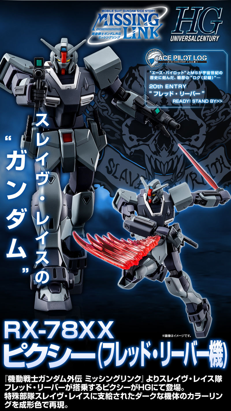 P-Bandai: HGUC 1/144 Gundam Pixy (Fred Reaver Use) - Release Info