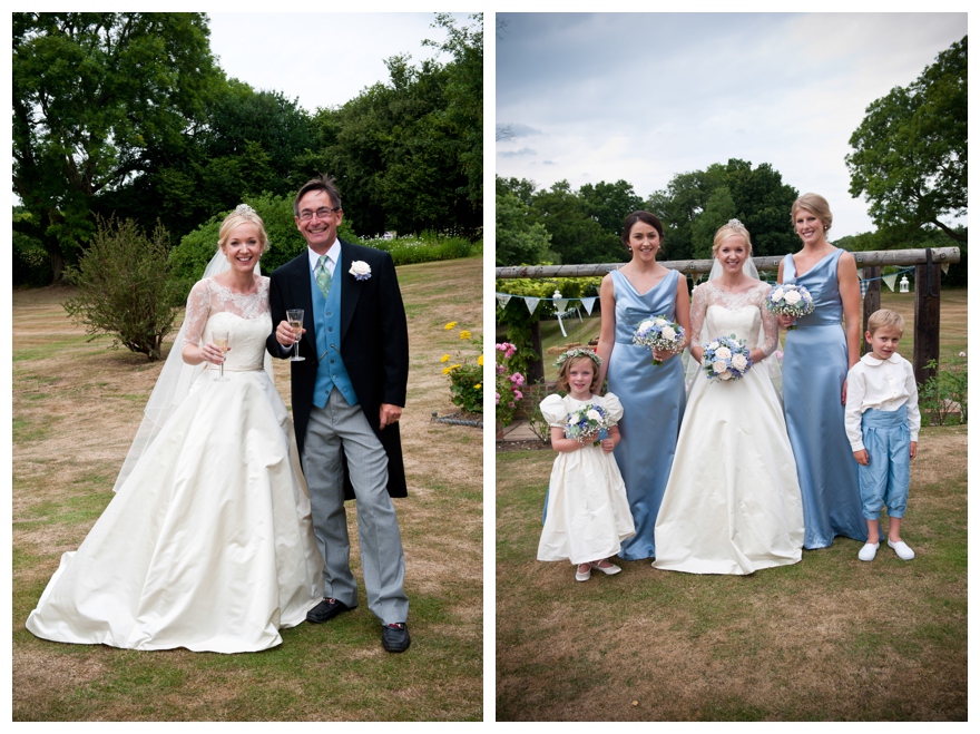A Traditional English Countryside Wedding with a Floral Fabric Inspired ...