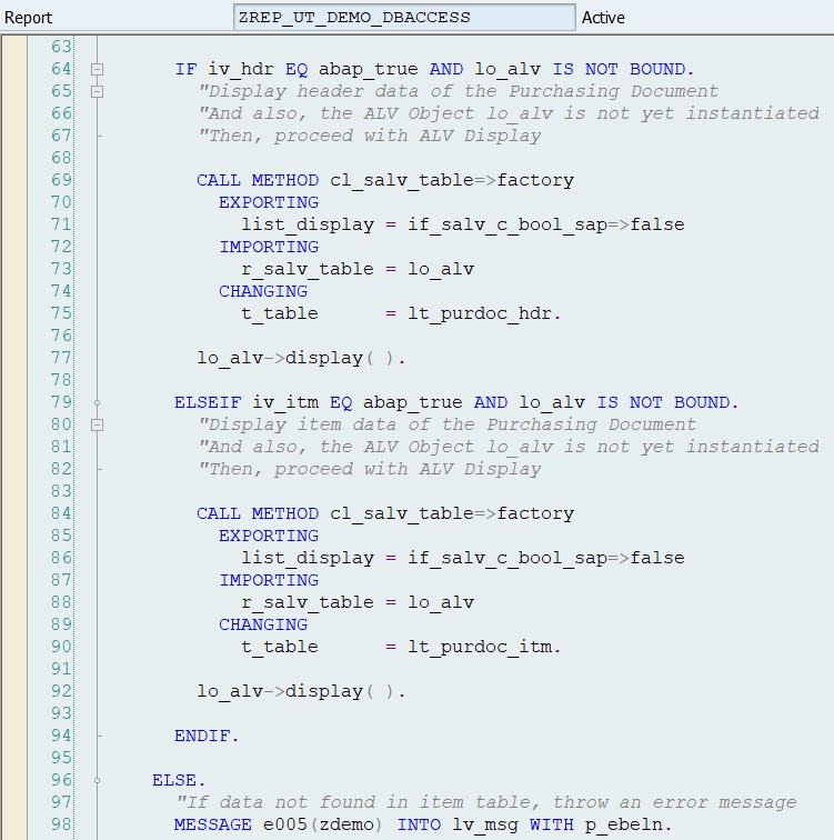 Sap Abap Central Implementing Unit Tests For An Abap Report Program