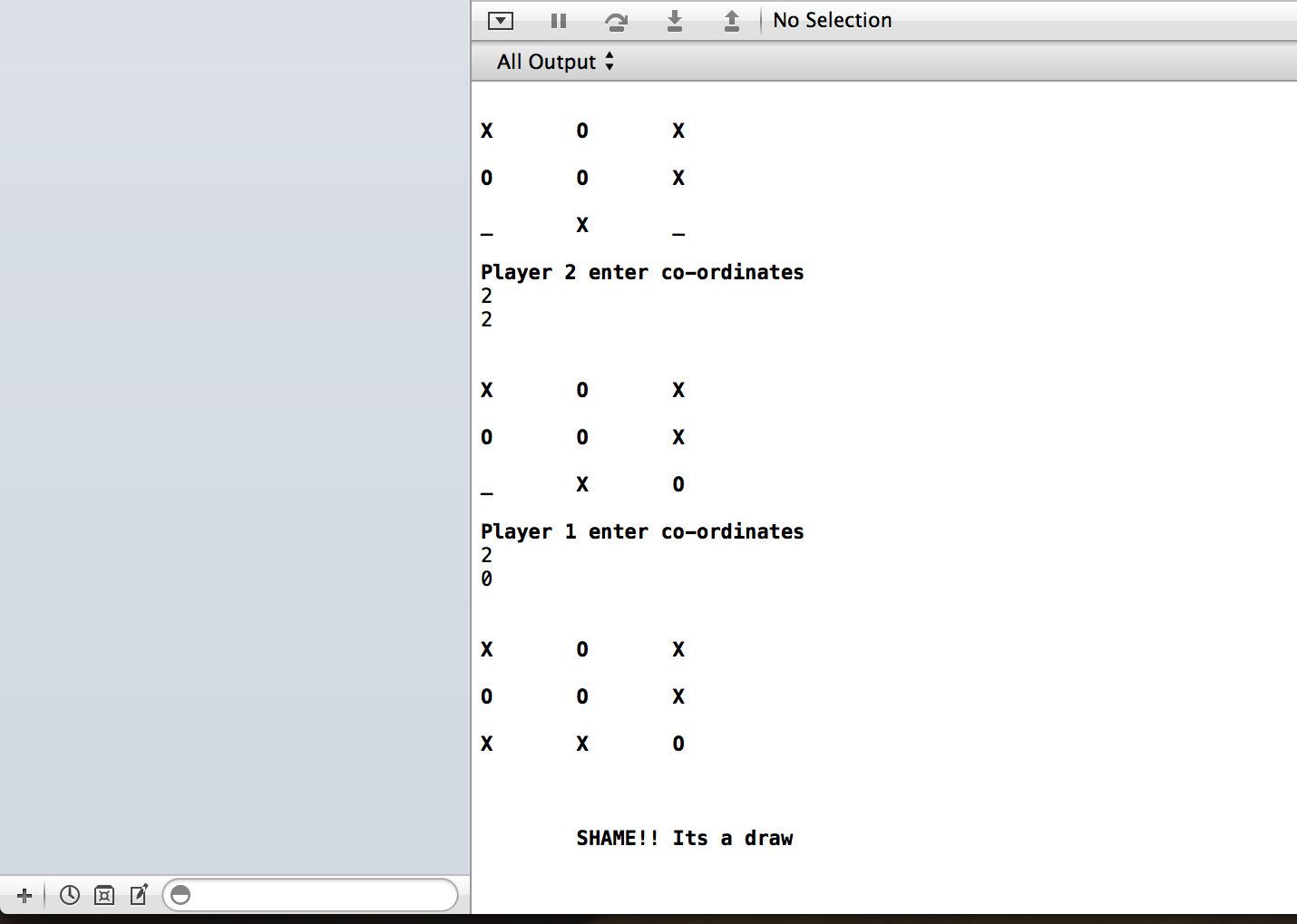 Learn Simple Games' Code: A Simple TicTacToe C++ game code