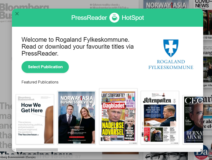 BibSissGandBlogg: Tidsskrift på nett: PressReader
