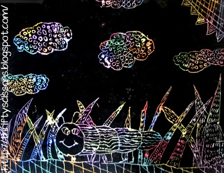 A Popular Crayon Etching Technique Used in Elementary Schools | Thrifty ...