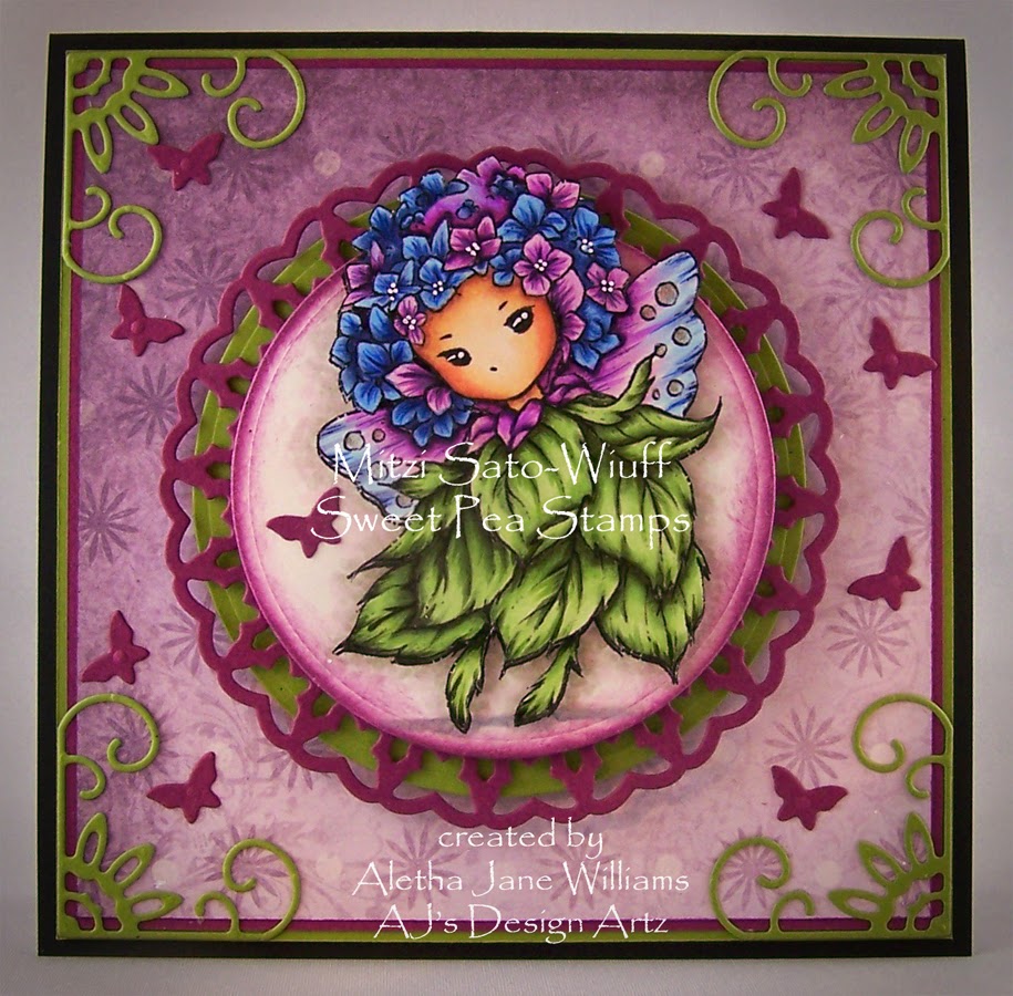 Sweet Pea Stamps: Hydrangea Sprite