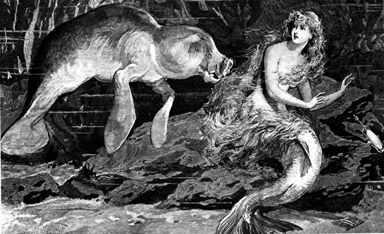 Catherine Curzon: A Salon Guest: Of Welshmen and Mermaids