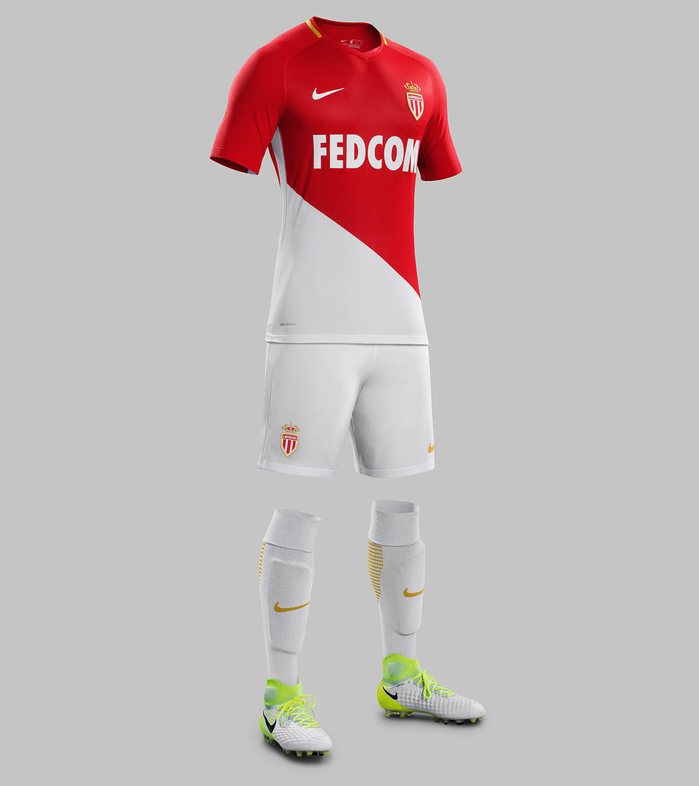 AS Monaco 17-18 Home Kit Released - Footy Headlines