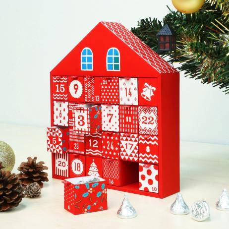 Christmas Advent Calendar Papercraft | Paperized Crafts