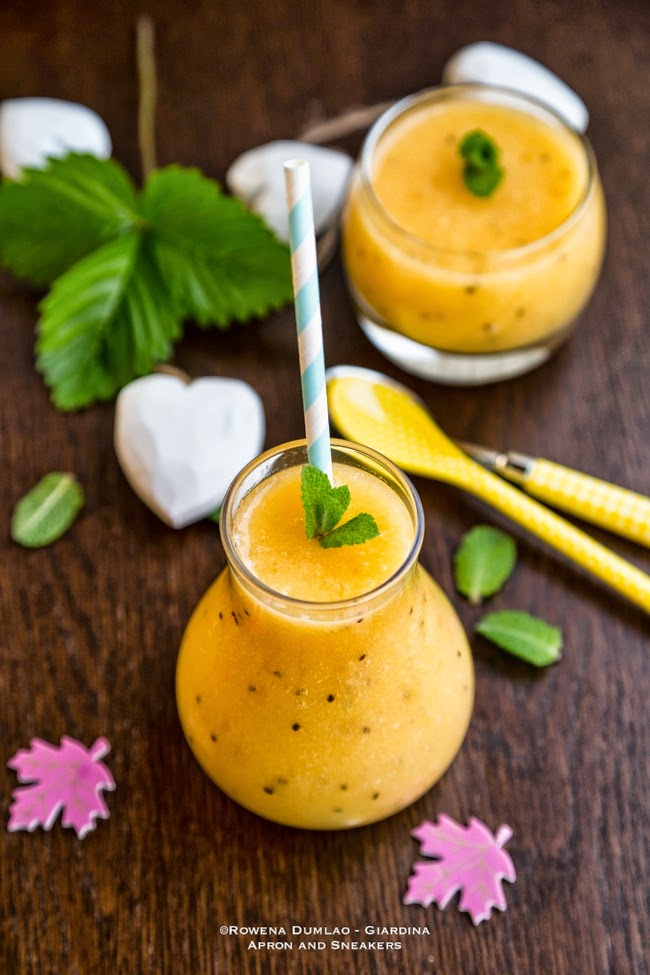 Green Mango & Yellow Kiwi Shake, A Handshake to Natural Vitamin C!