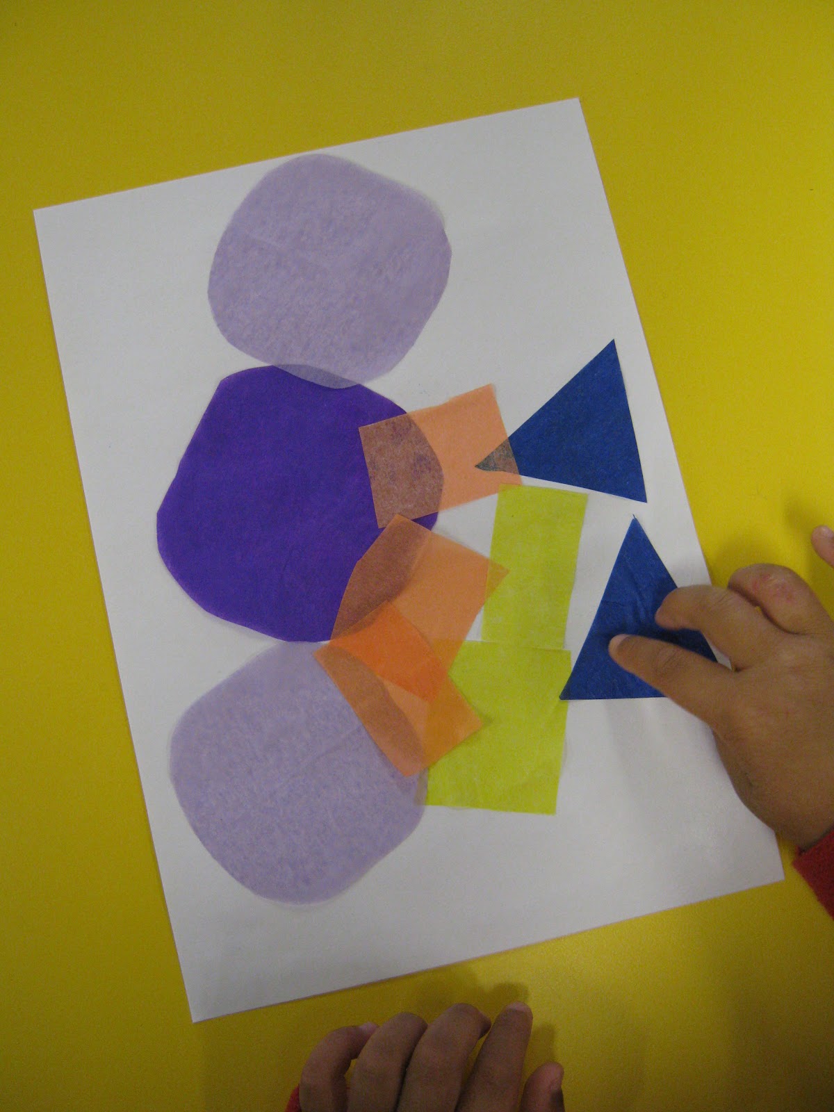 Start at 5: Super Shape Collage