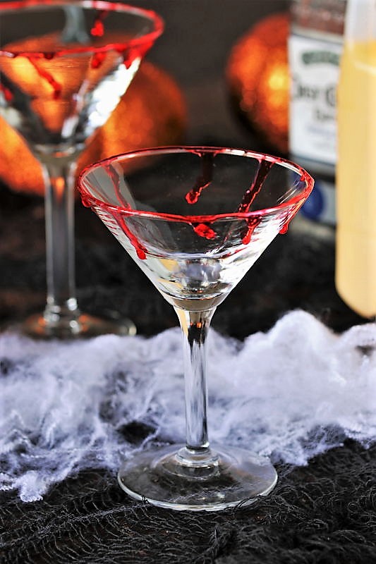 Bloody Sunrise Halloween Cocktail | The Kitchen is My Playground