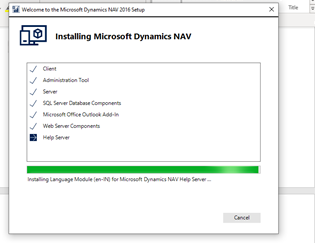 Installation : SQL and Microsoft Dynamics Navision 2016