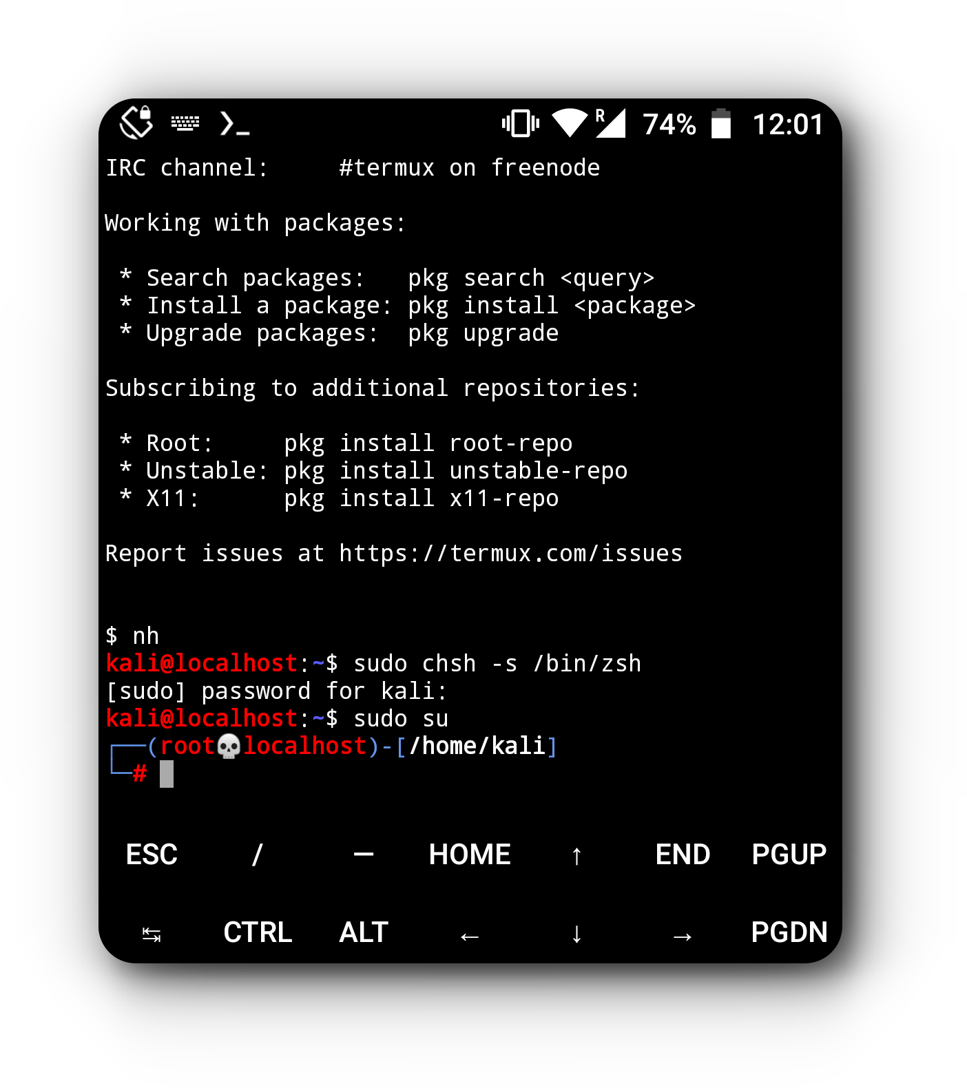 How To Install ZSH in Kali Linux And Kali Nethunter - Linuxndroid