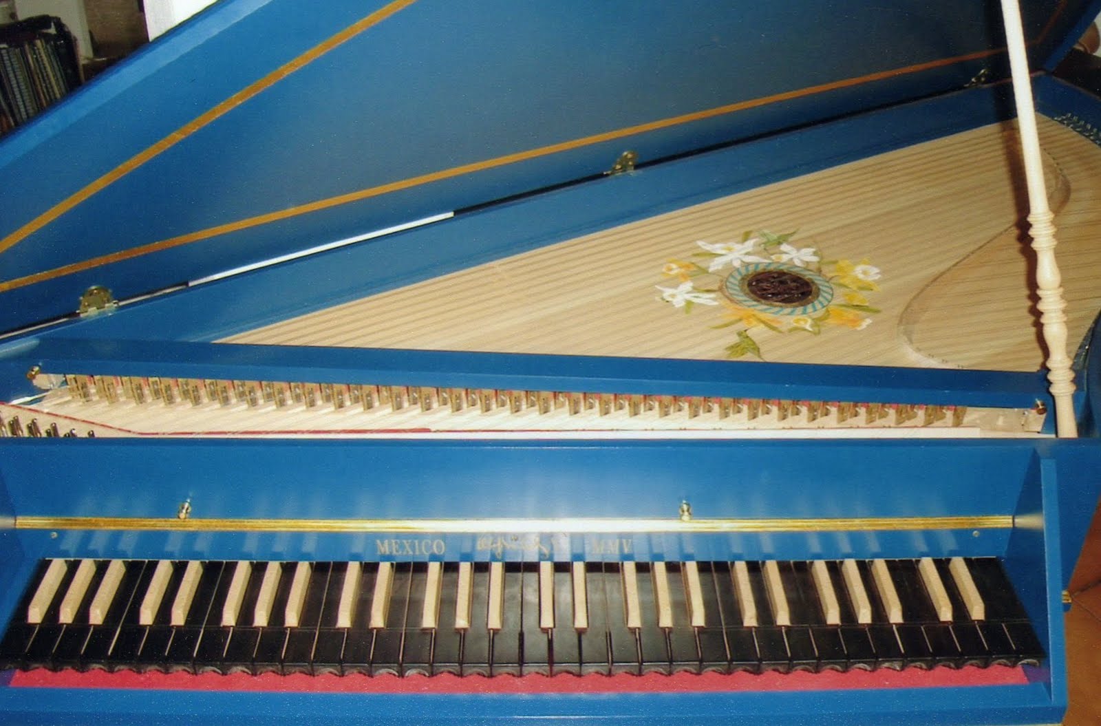 Alejandro Vélez: Teclados de Clavecines. (Madera ébano con maple ...