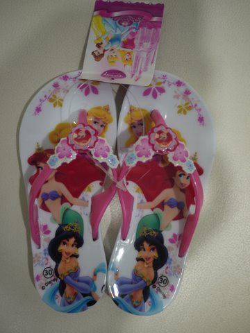 Bebe Essential: Sweet Disney Princess Flip Flops - $13 each or $25 for 2