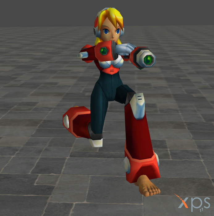 Anime Feet: Mega Man X: Alia and Layer