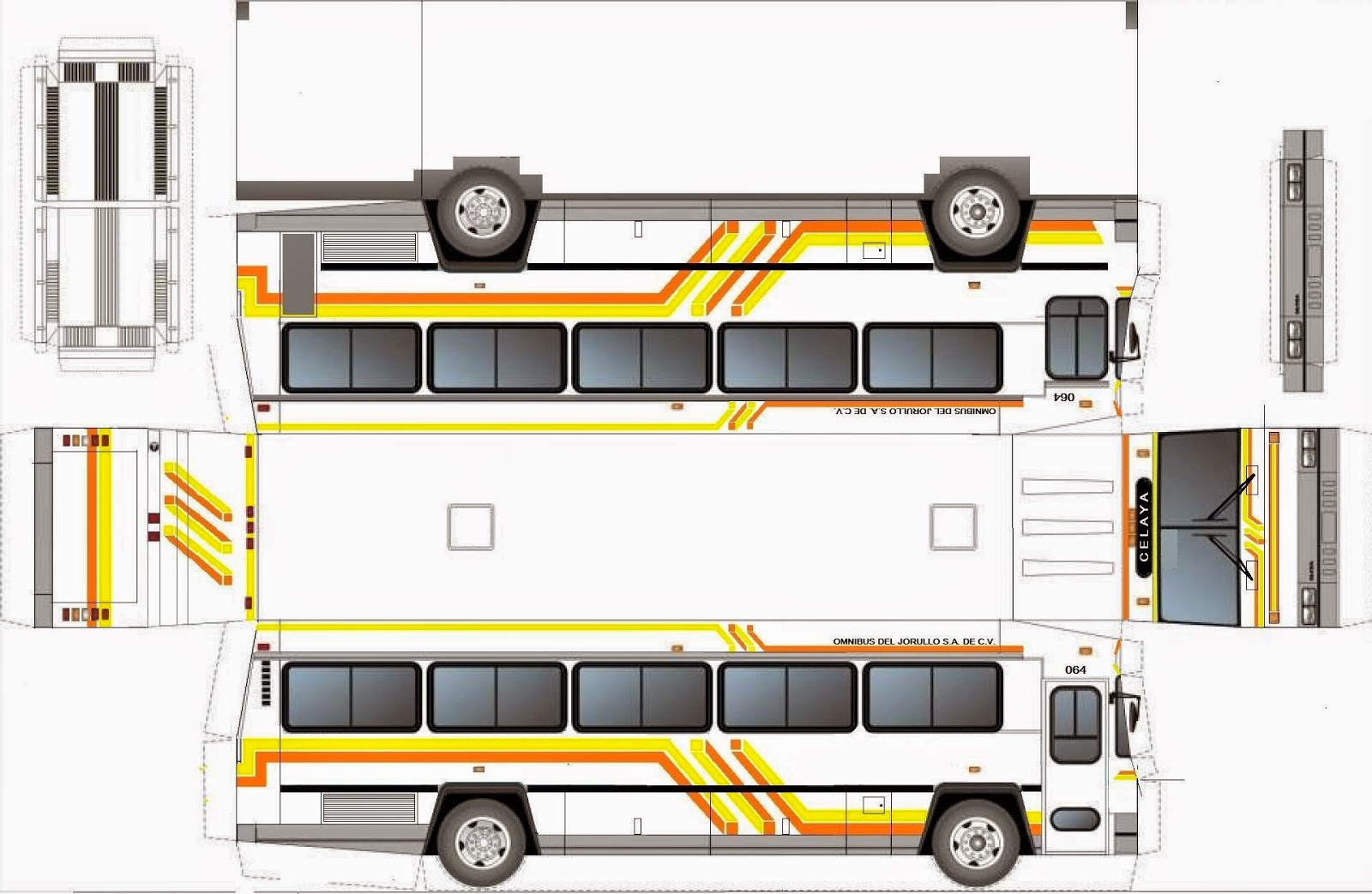 AUTOBUSES MEXICANOS ARMABLES