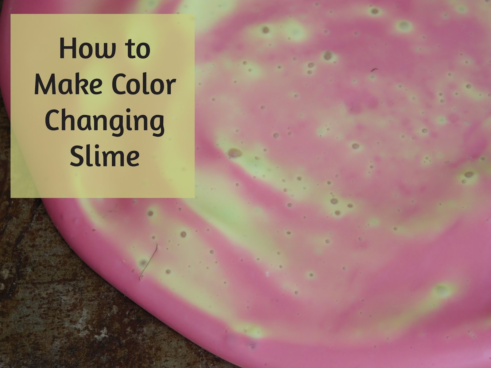 100 Days of Science-- #25 Color Changing Slime