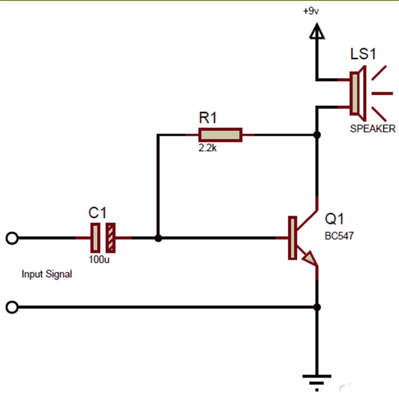 Skema Rangkaian PreAmp Transistor BC547 Sederhana - Skema Rangkaian ... Skema Rangkaian PreAmp Transistor BC547 Sederhana - Skema Rangkaian ...