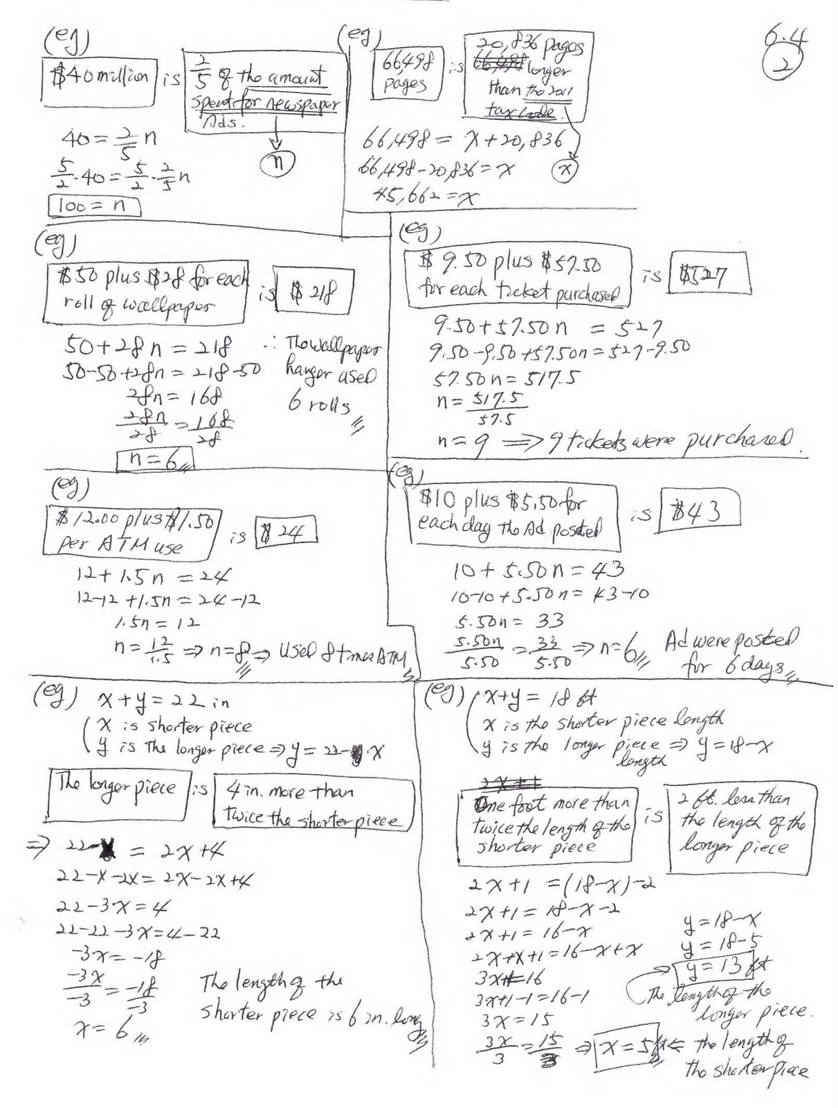 Sean's Math Page: Math 089 Class Note - Chapter 6.4