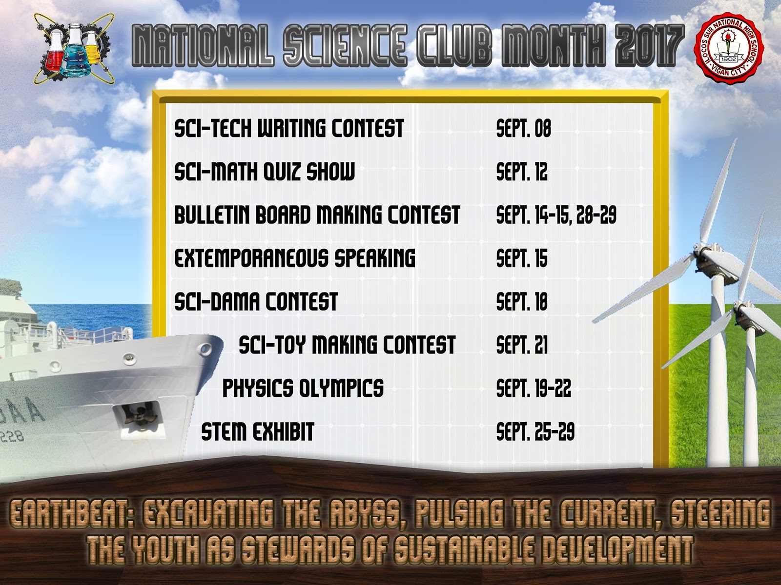 National Science Club Month 2017 Winners