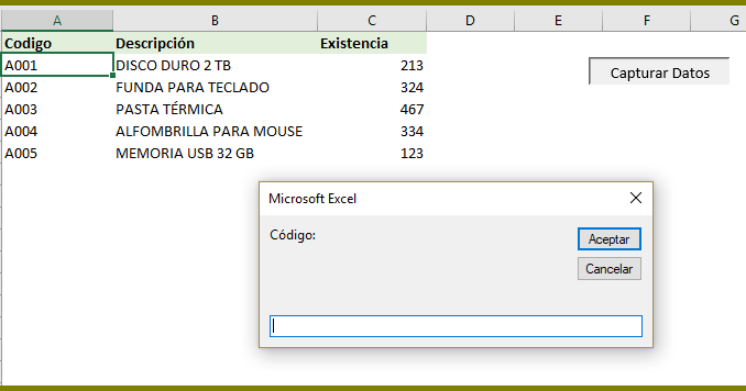 excelymas: Capturar Datos mediante la función InputBox