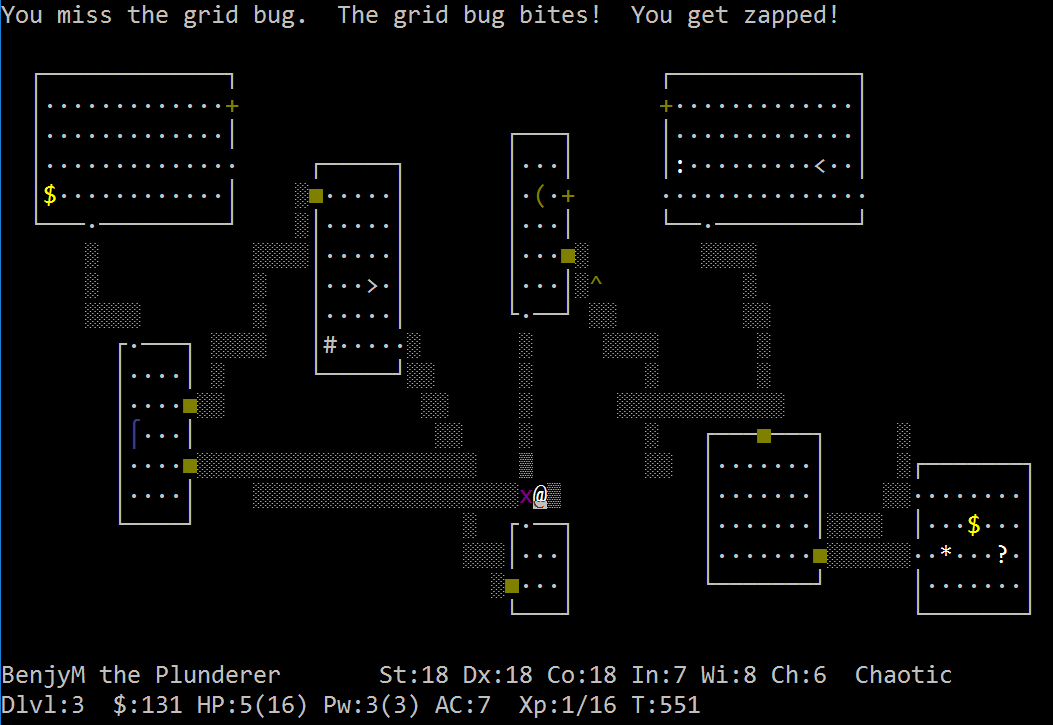 Benjy's gaming observations: NetHack becomes bland if you're too good ...