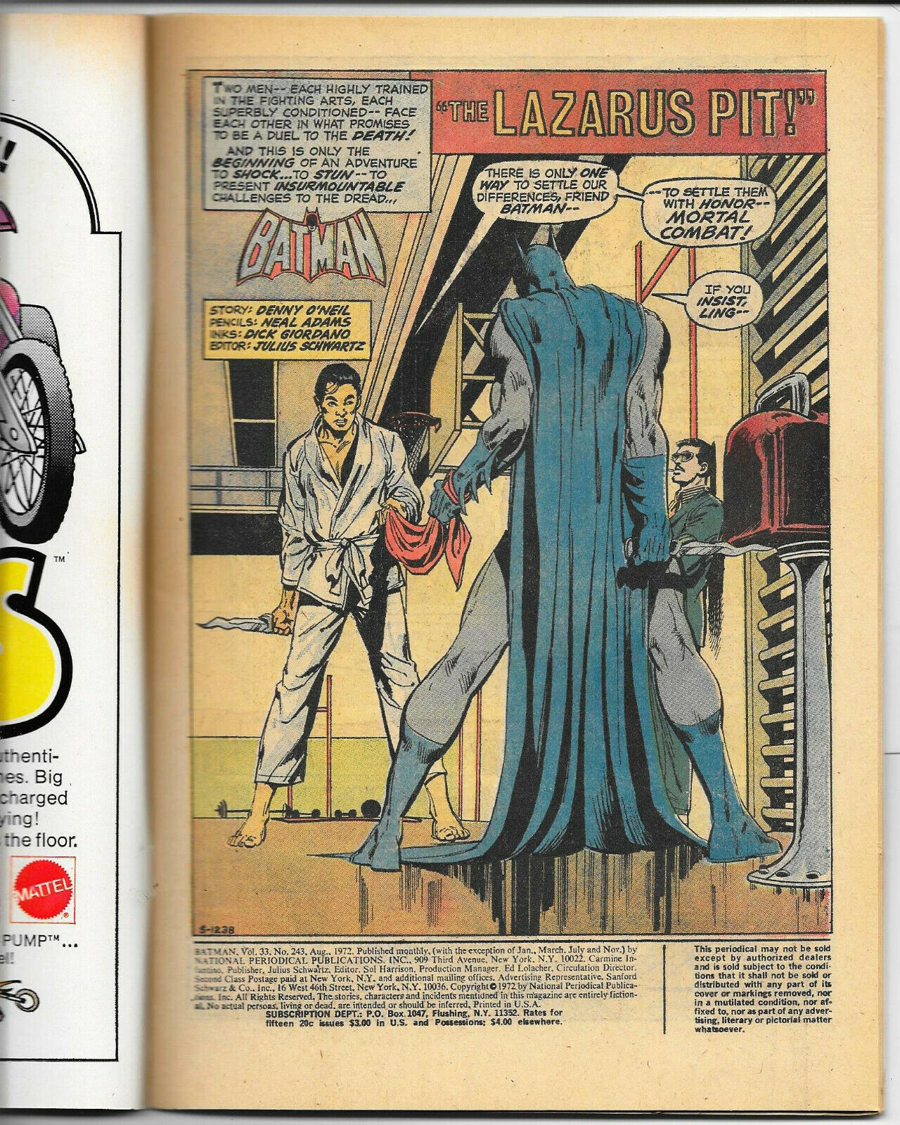 I MIEI SOGNI D'ANARCHIA - Calabria Anarchica: Batman n. 200-299 1968/1978