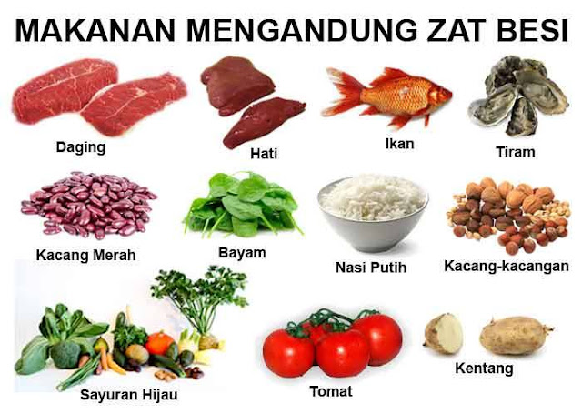 Makanan Yang Mengandung Zat Besi - INFO SEHAT