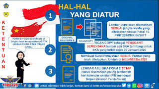 Seputar Form - E / ACFTA ~ INFORMASI