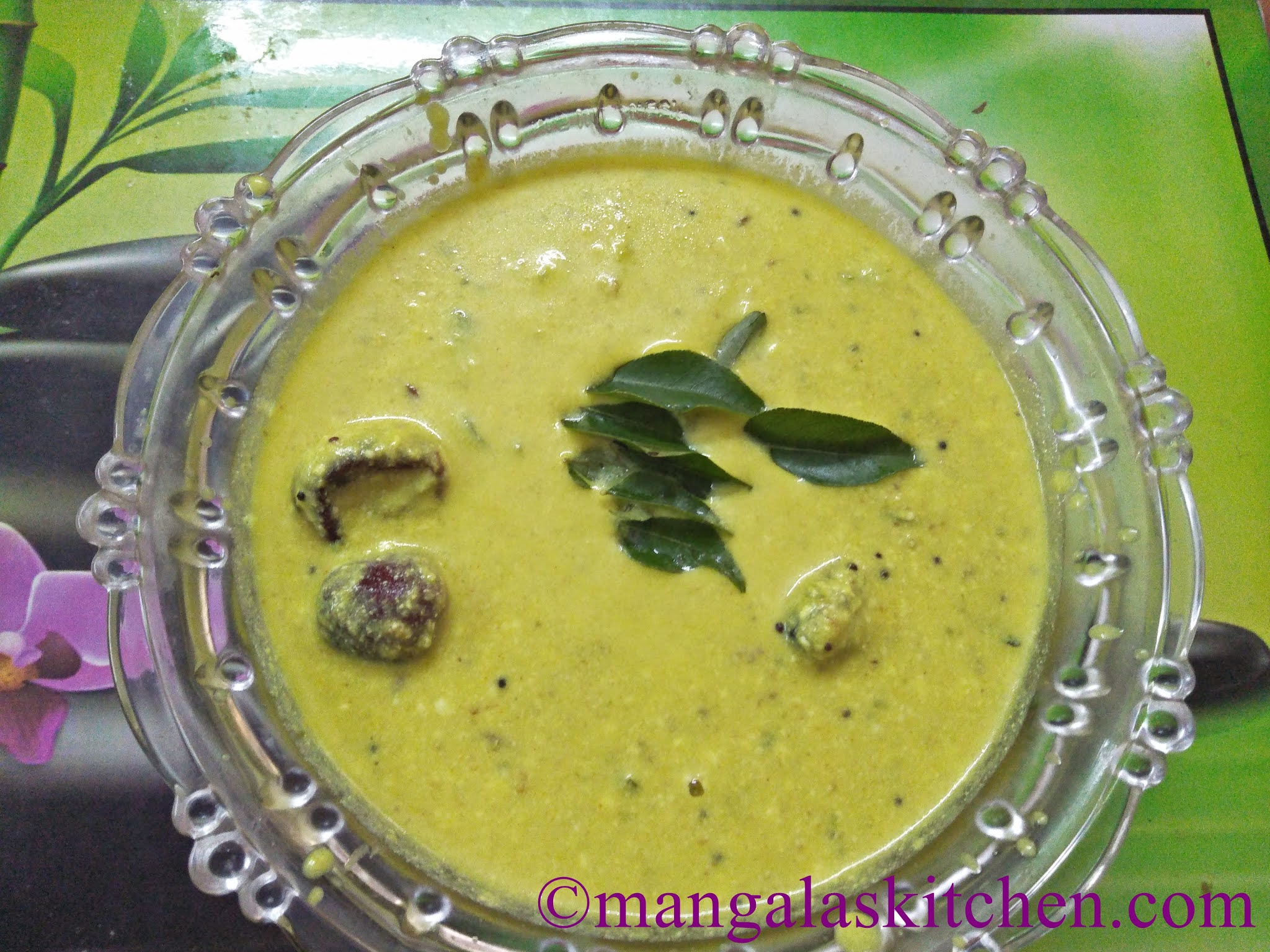 Masala Vadai Mor Kuzhambu | Masala Vadai soaked in Mor Kuzhambu ...