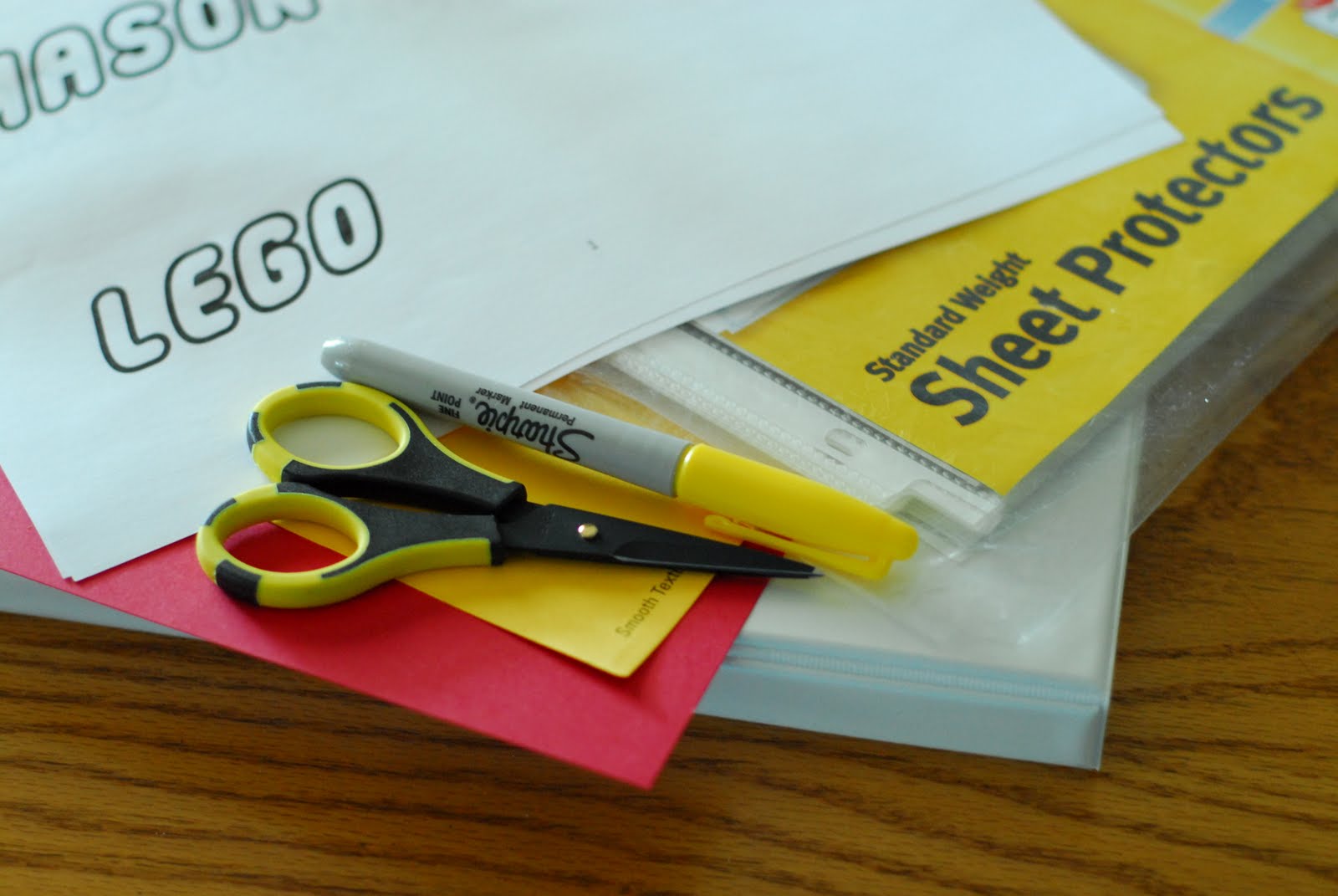 kristy.makes: diy: lego instructions binder