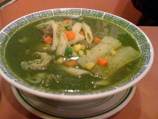 Receta de la Sopa Menestrón Peruana