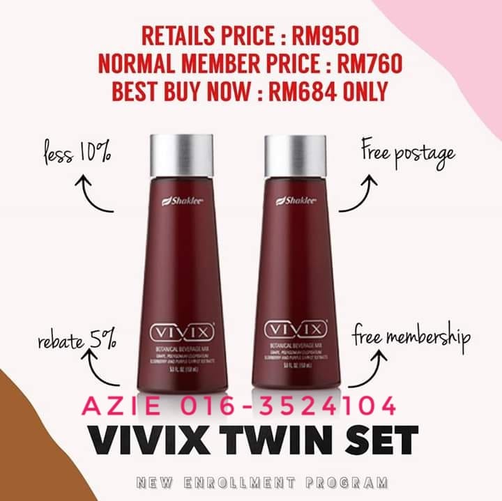 Promosi Vivix Shaklee, Set Kesihatan Asas Shaklee Dan Set Kecantikan ...