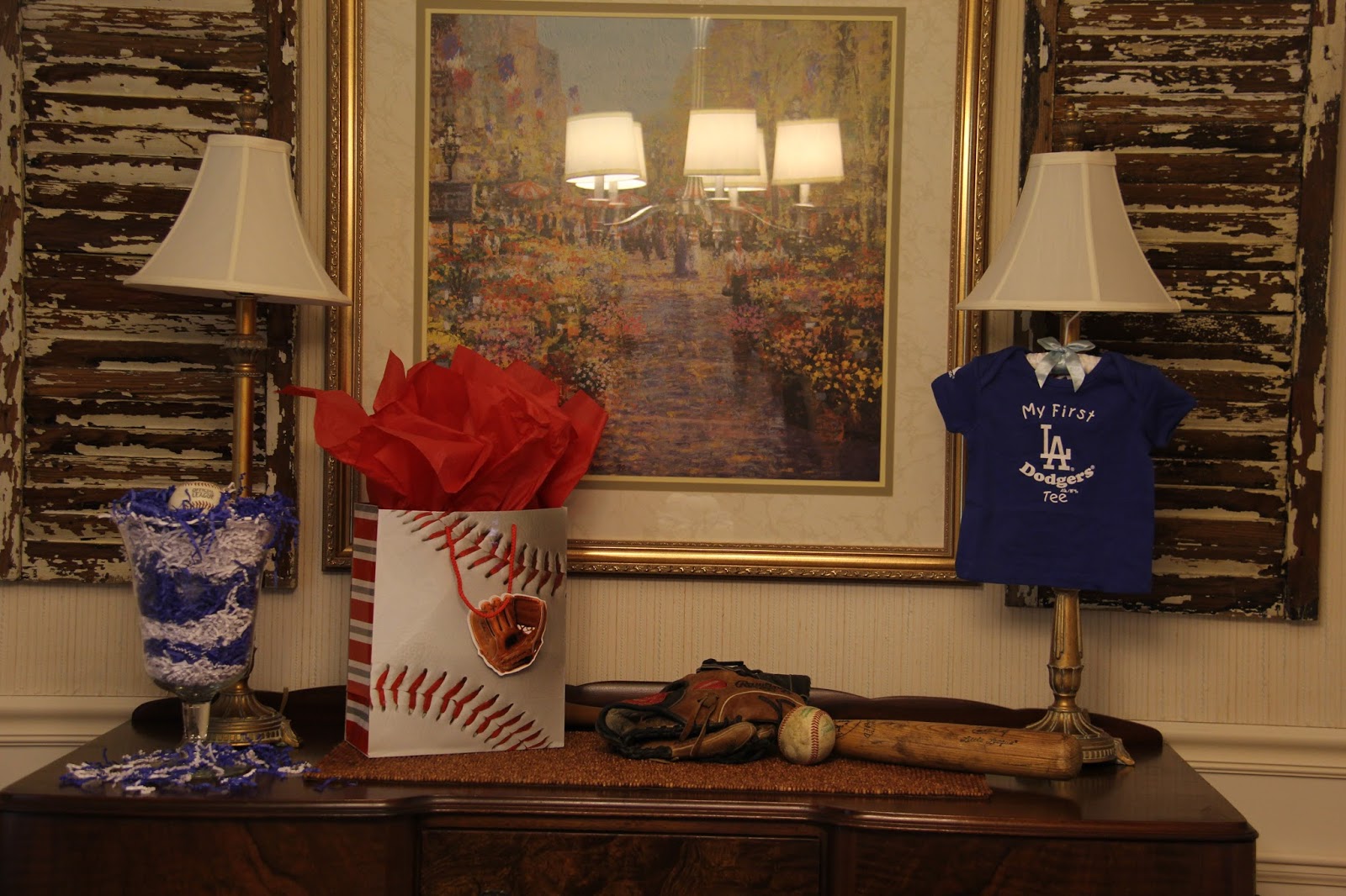 created blissfully: Baseball Baby Shower
