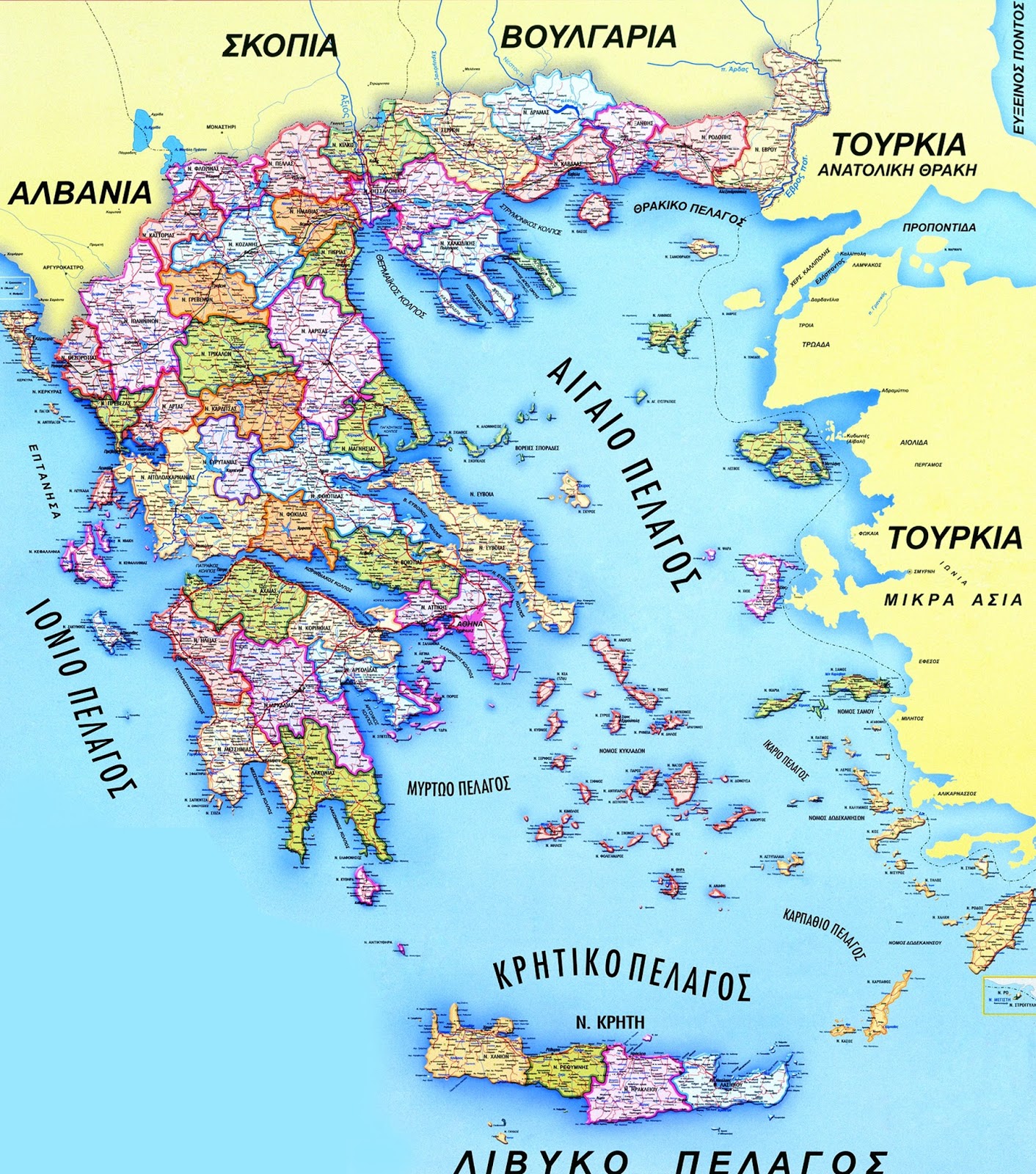 Europeinfo: Χάρτες Ευρωπαϊκών Χωρών